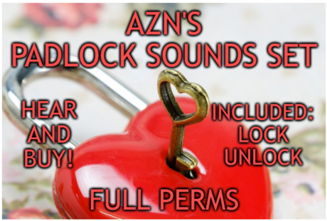 Second Life Marketplace - Sound Padlock Lock and Unlock Full Perm Sounds